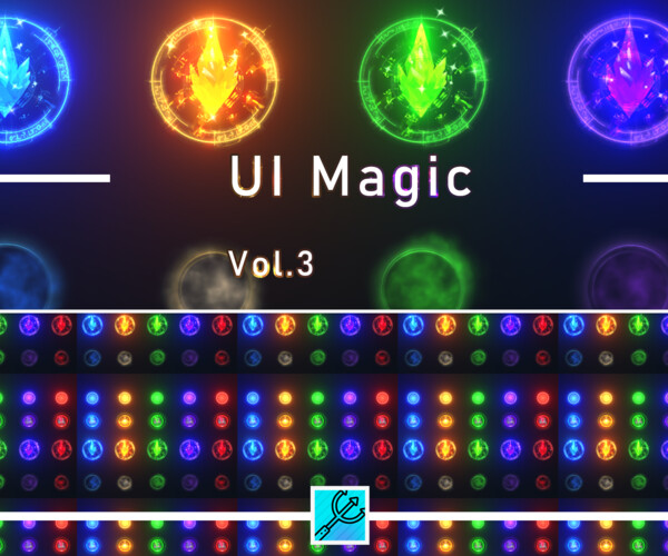 Artstation Unity Ui Magic Vol3 Visual Effects Game Assets