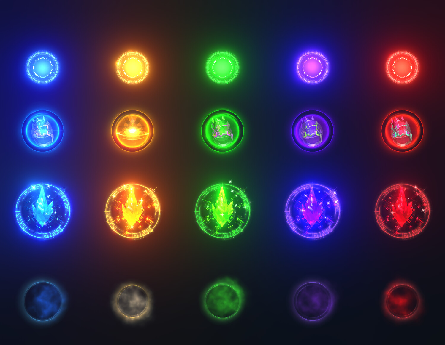 Artstation Unity Ui Magic Vol3 Visual Effects Game Assets