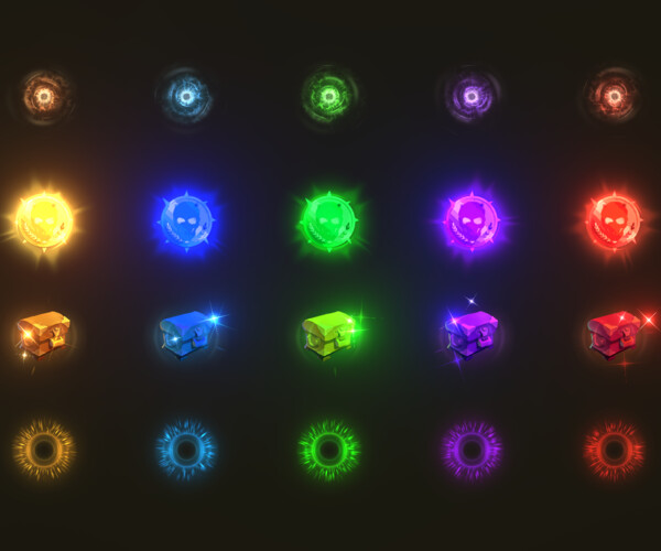ArtStation - Unity UI Magic Vol.4 / Visual Effects | Game Assets
