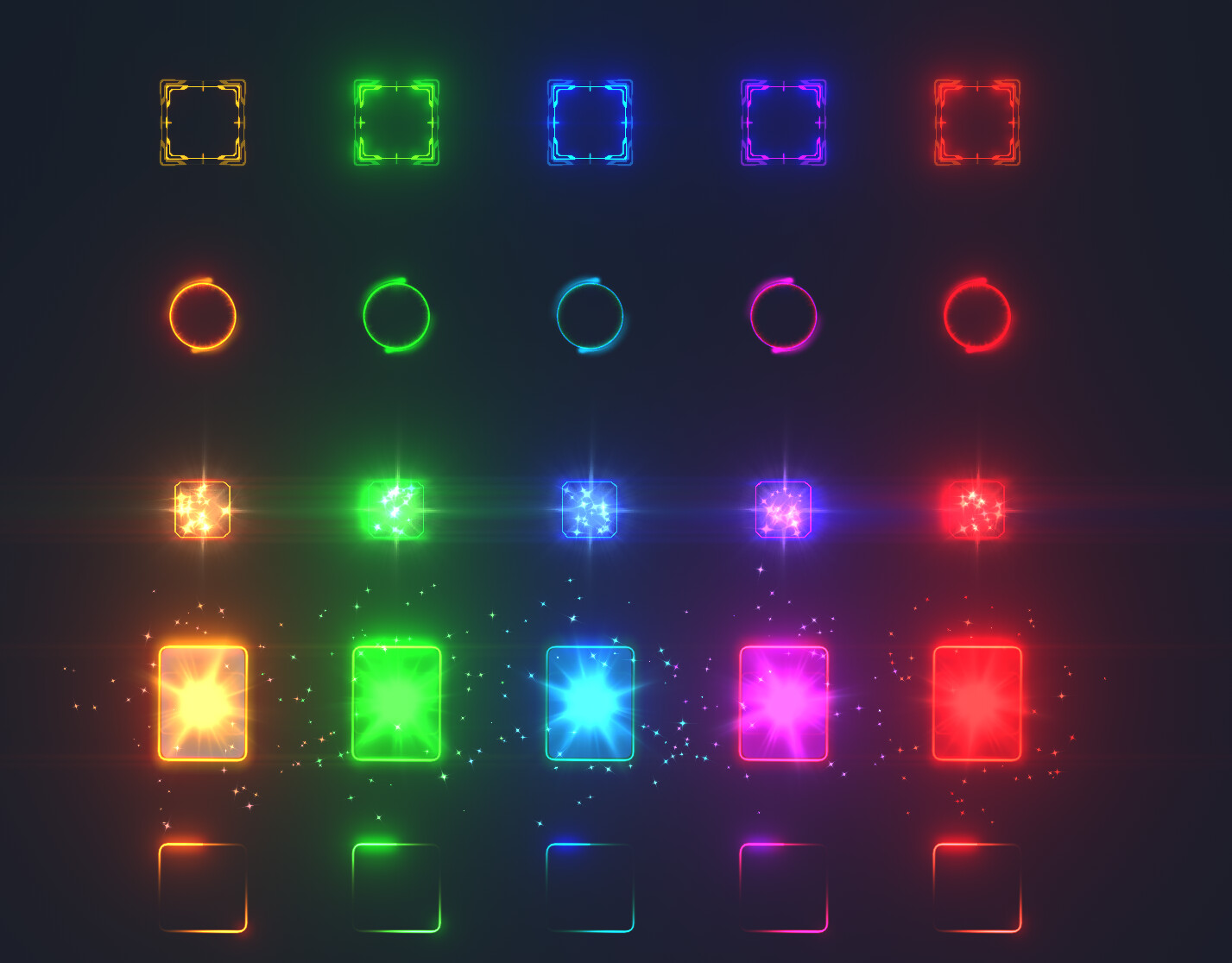 ArtStation - Unity UI VFX Package Vol.1 / Visual Effects | Game Assets