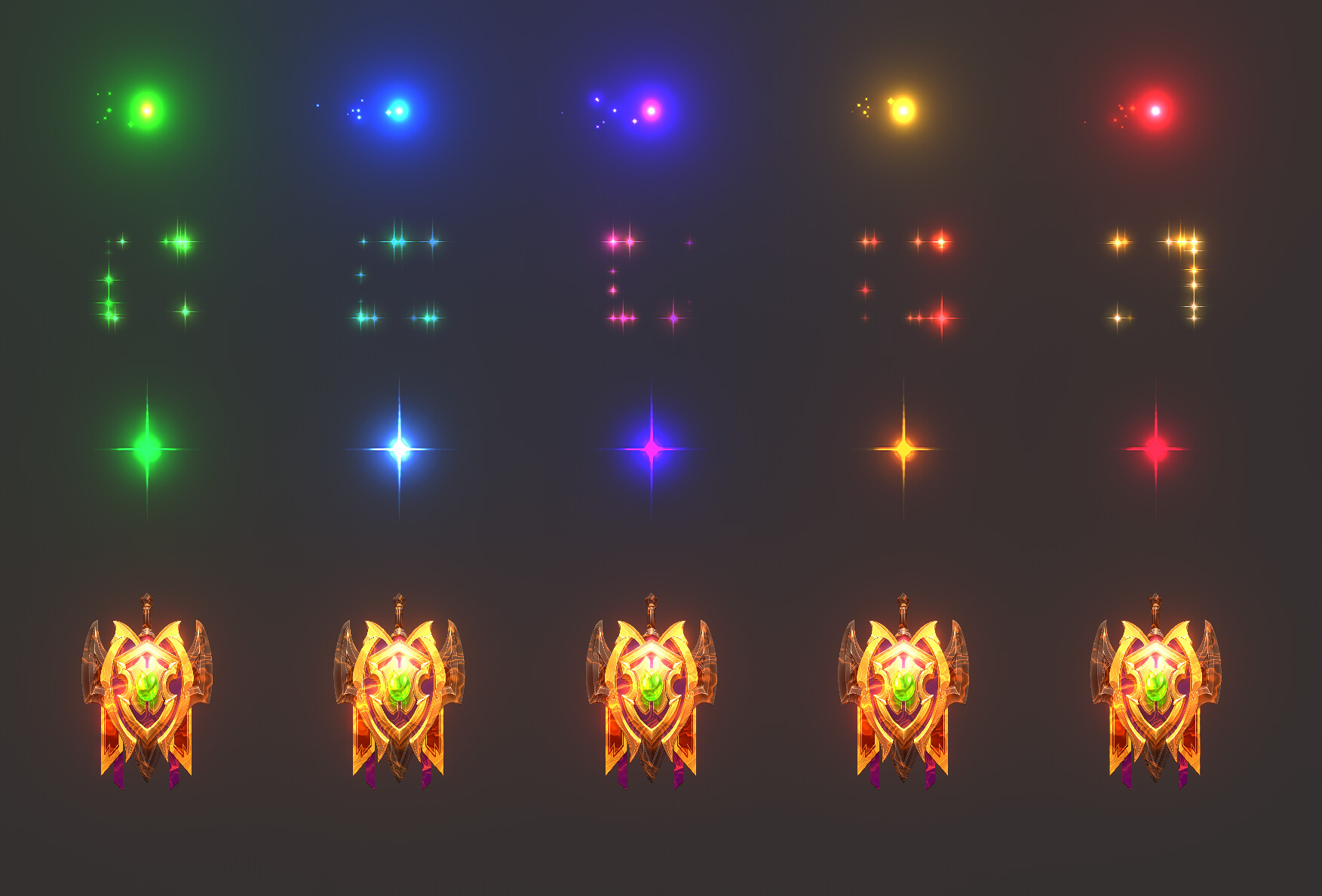 Artstation Unity Ui Vfx Package Vol1 Vol4 Visual Effects Game