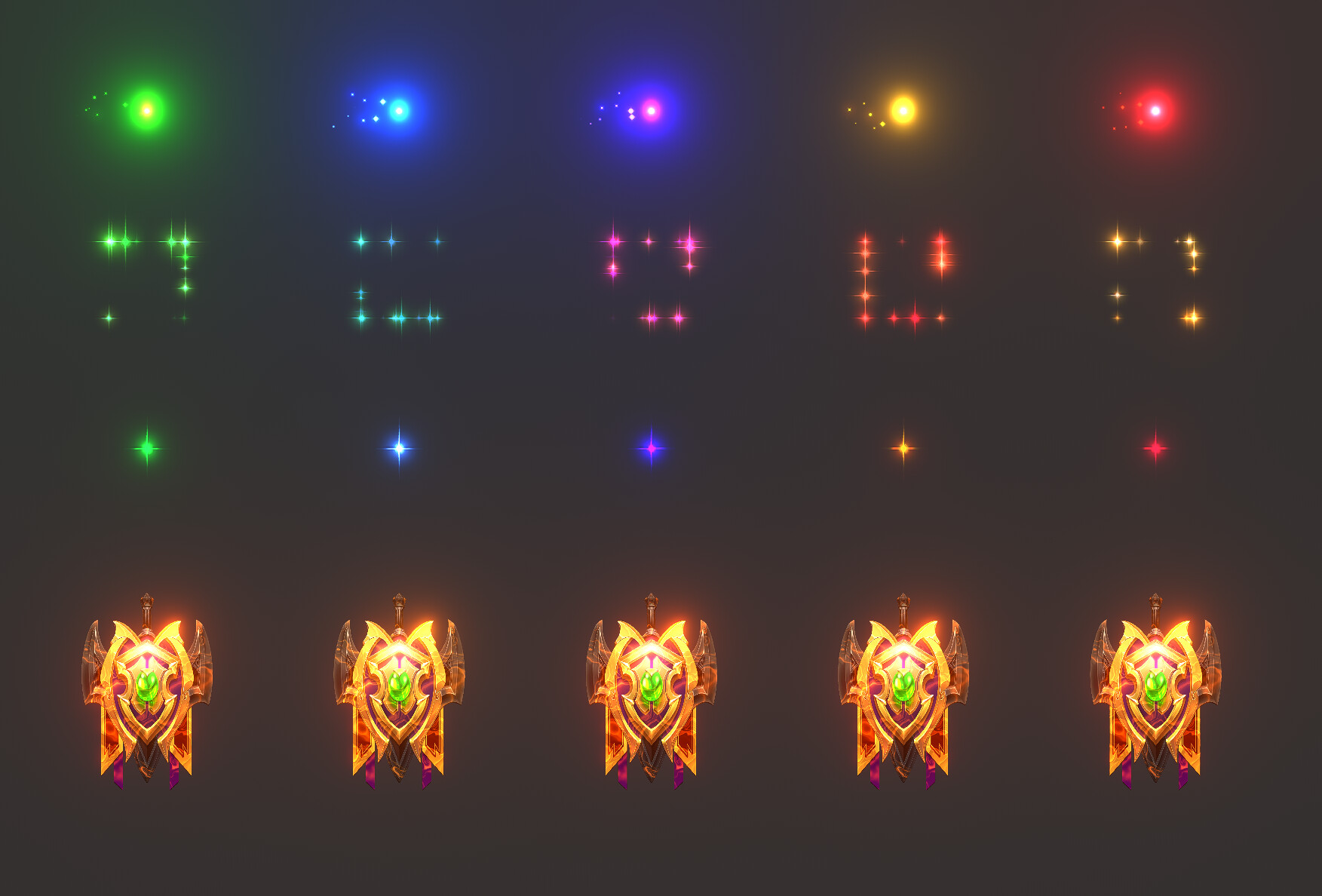 Artstation Unity Ui Vfx Package Vol1 Vol4 Visual Effects Game
