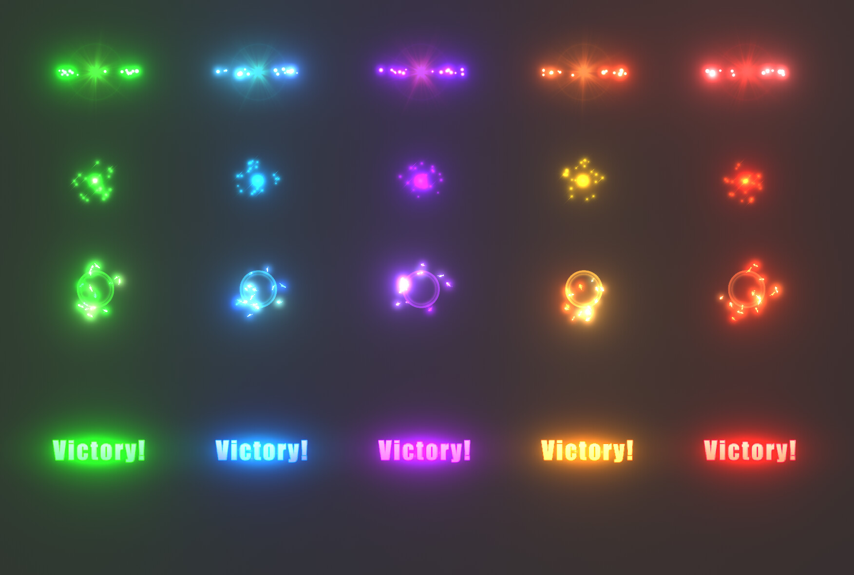 Artstation Unity Ui Vfx Package Vol1 Vol4 Visual Effects Game Assets