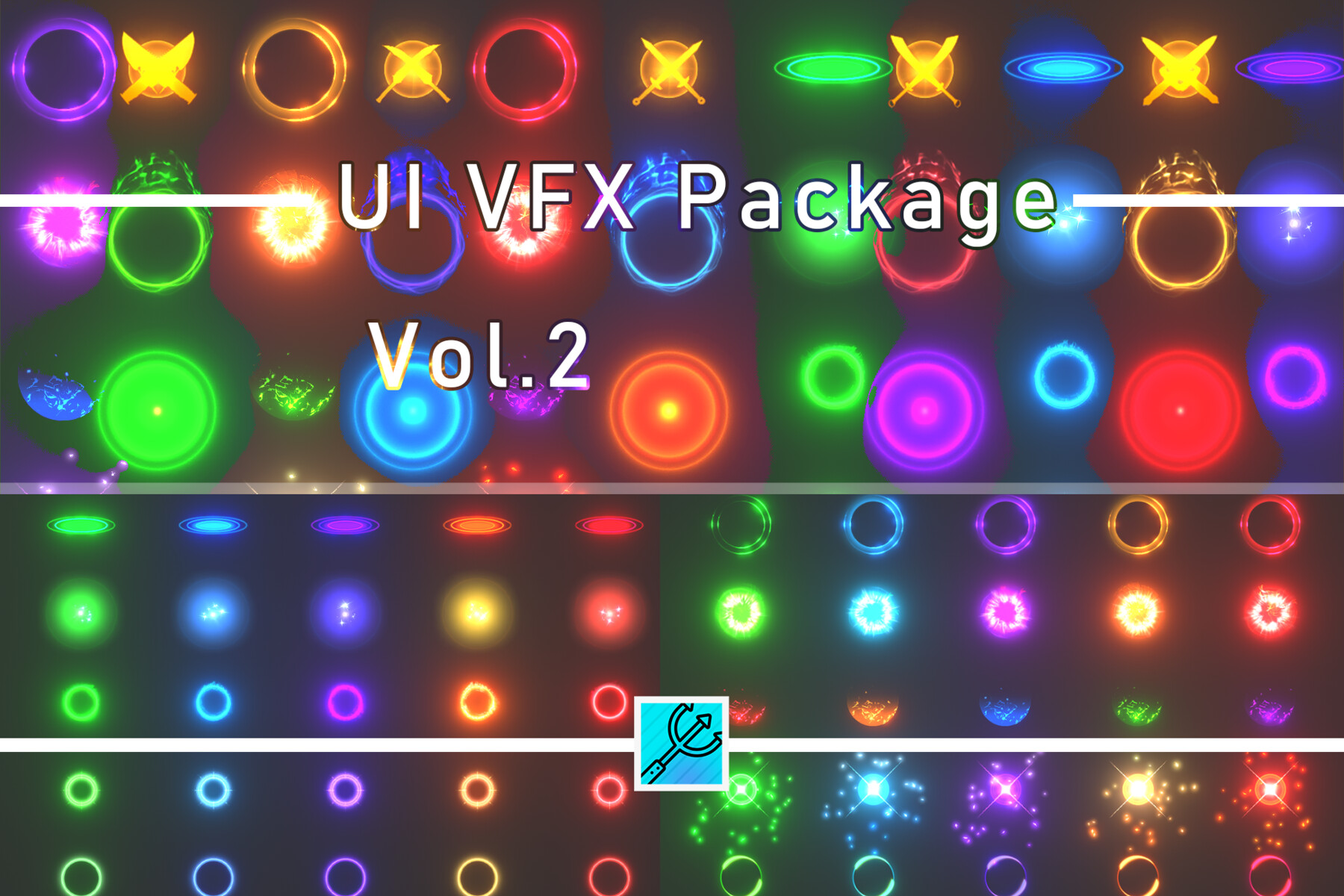 Artstation Unity Ui Vfx Package Vol2 Visual Effects Game Assets