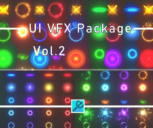 ArtStation - Unity UI VFX Package Vol.2 / Visual Effects | Game Assets