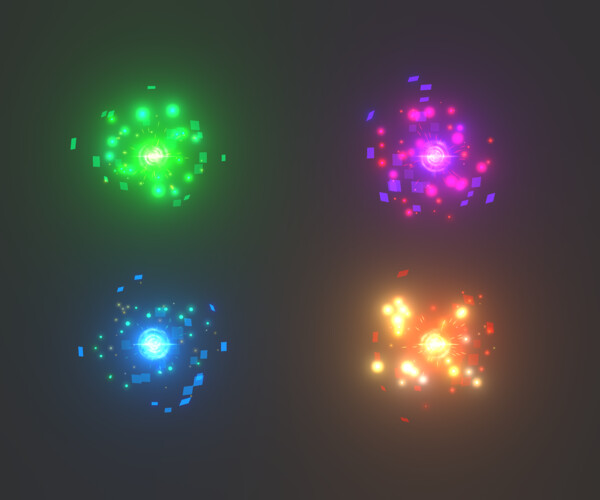 ArtStation - Unity UI VFX Package Vol.3 / Visual Effects | Game Assets