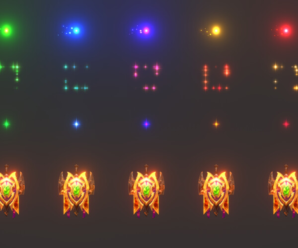 ArtStation - Unity UI VFX Package Vol.3 / Visual Effects | Game Assets