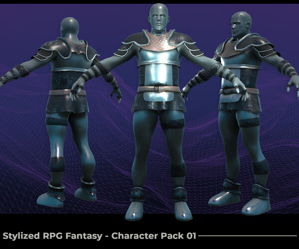 ArtStation - Armor Stylized RPG Fantasy - Character Pack 06 | Resources
