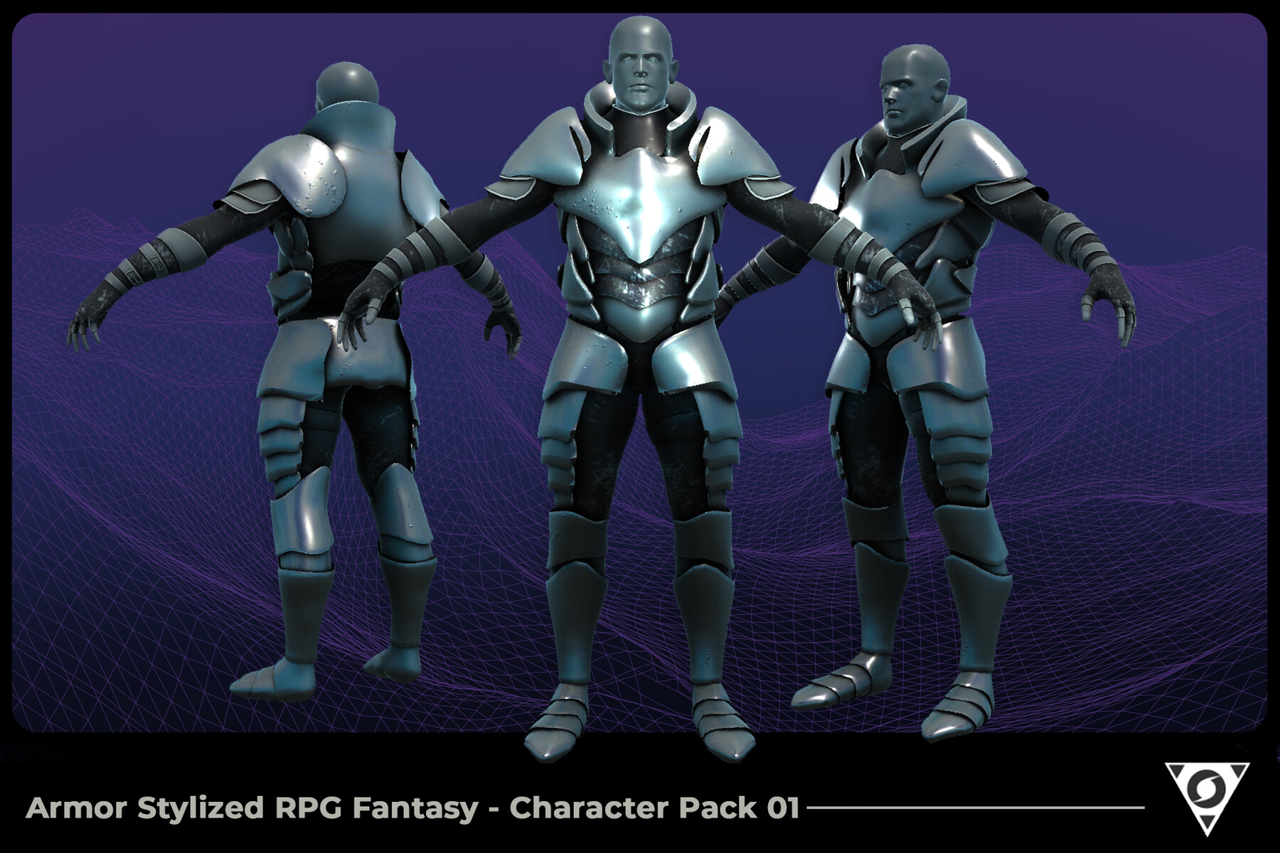 ArtStation - Armor Stylized RPG Fantasy - Character Pack 07 | Game Assets