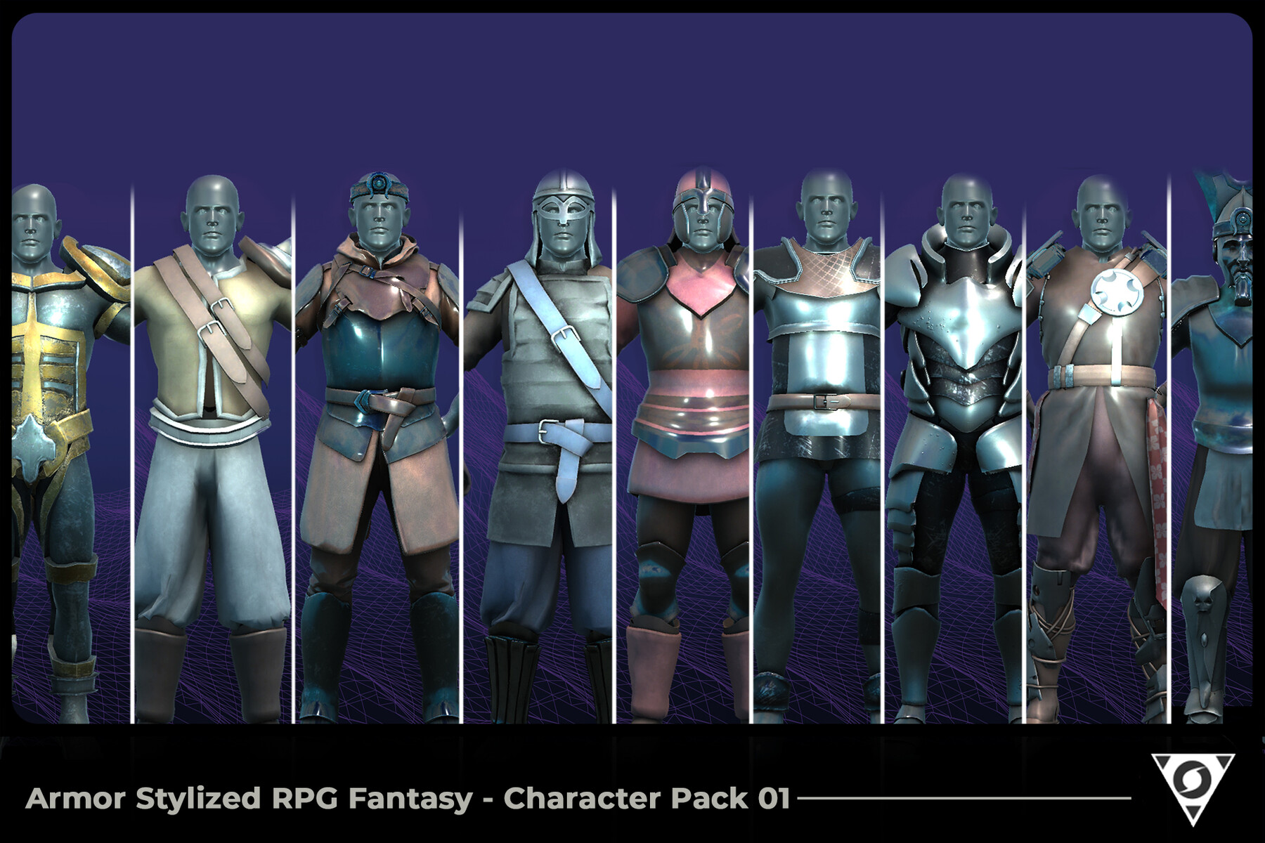 ArtStation - Armor Stylized RPG Fantasy - Full Bundle | Game Assets