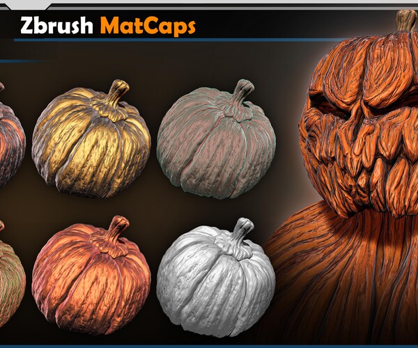 ArtStation - ZBrush MatCaps Vol 01 | Resources