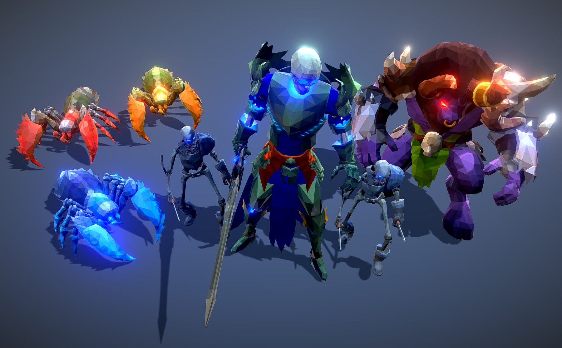 ArtStation - Polygon Monster Vol.1-5 - Low Poly 3D RPG Model - FBX ...