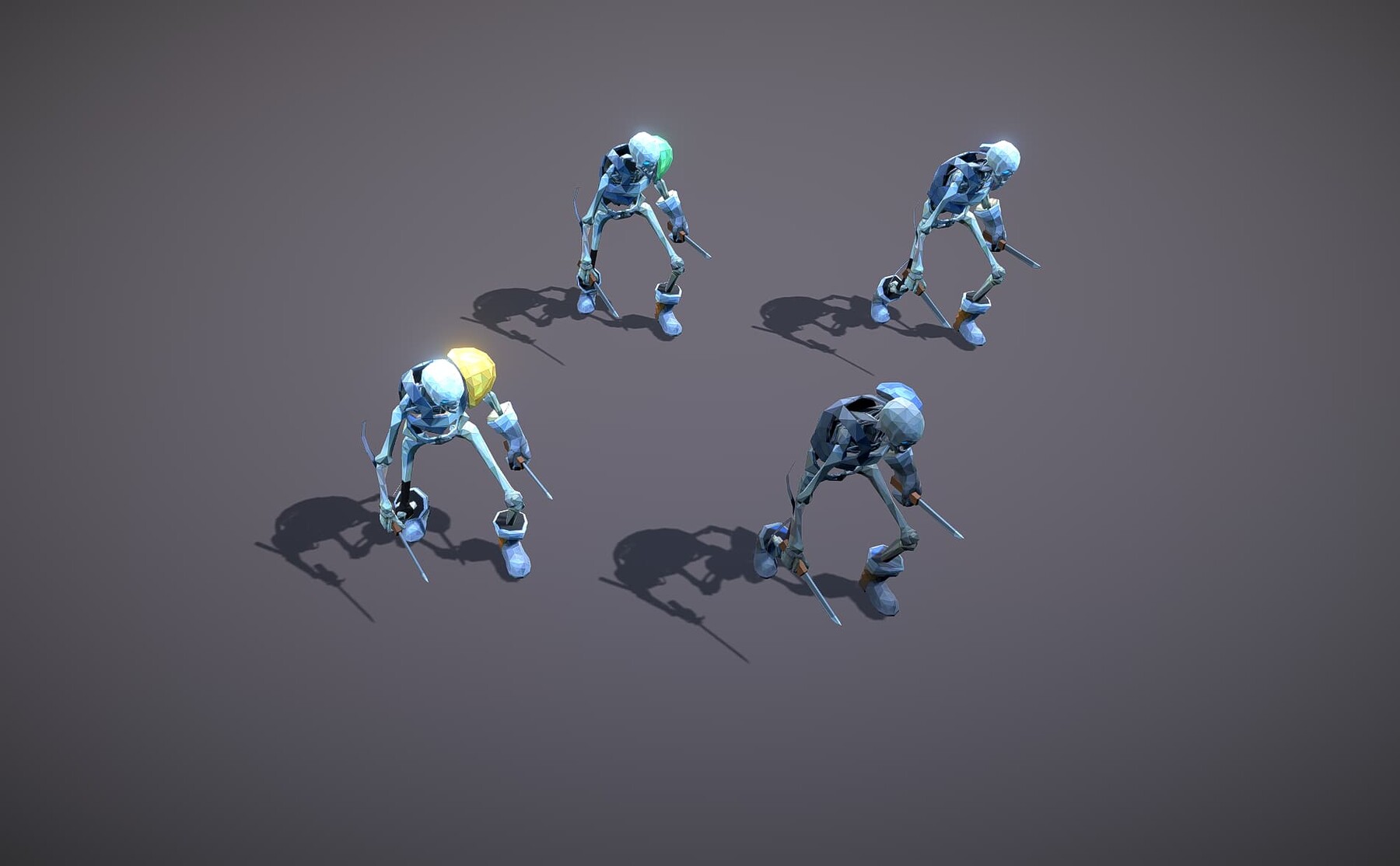 ArtStation - Polygon Monster Vol.1-5 - Low Poly 3D RPG Model - FBX ...