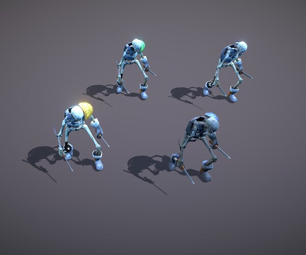 ArtStation - Polygon Monster Vol.1-5 - Low Poly 3D RPG Model - FBX ...