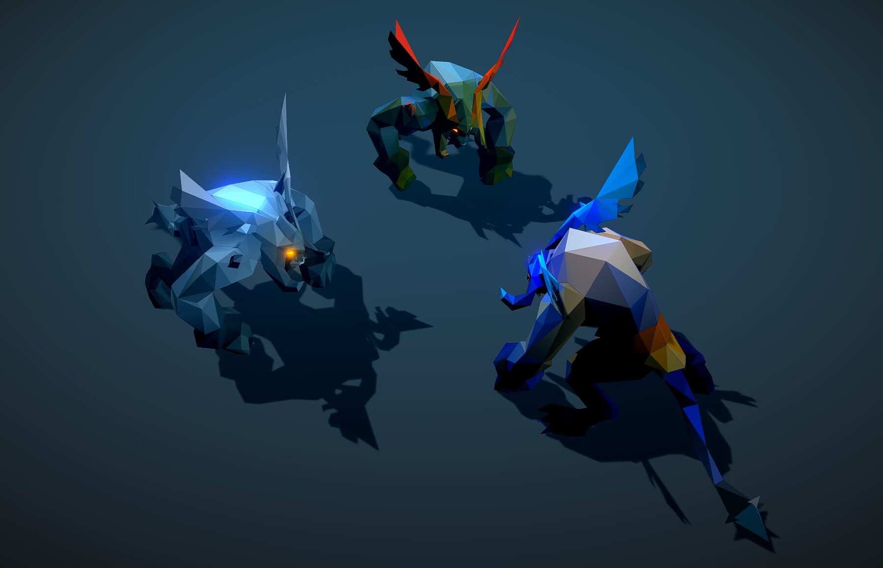 ArtStation - Polygon Monster Vol.1-5 - Low Poly 3D RPG Model - FBX ...