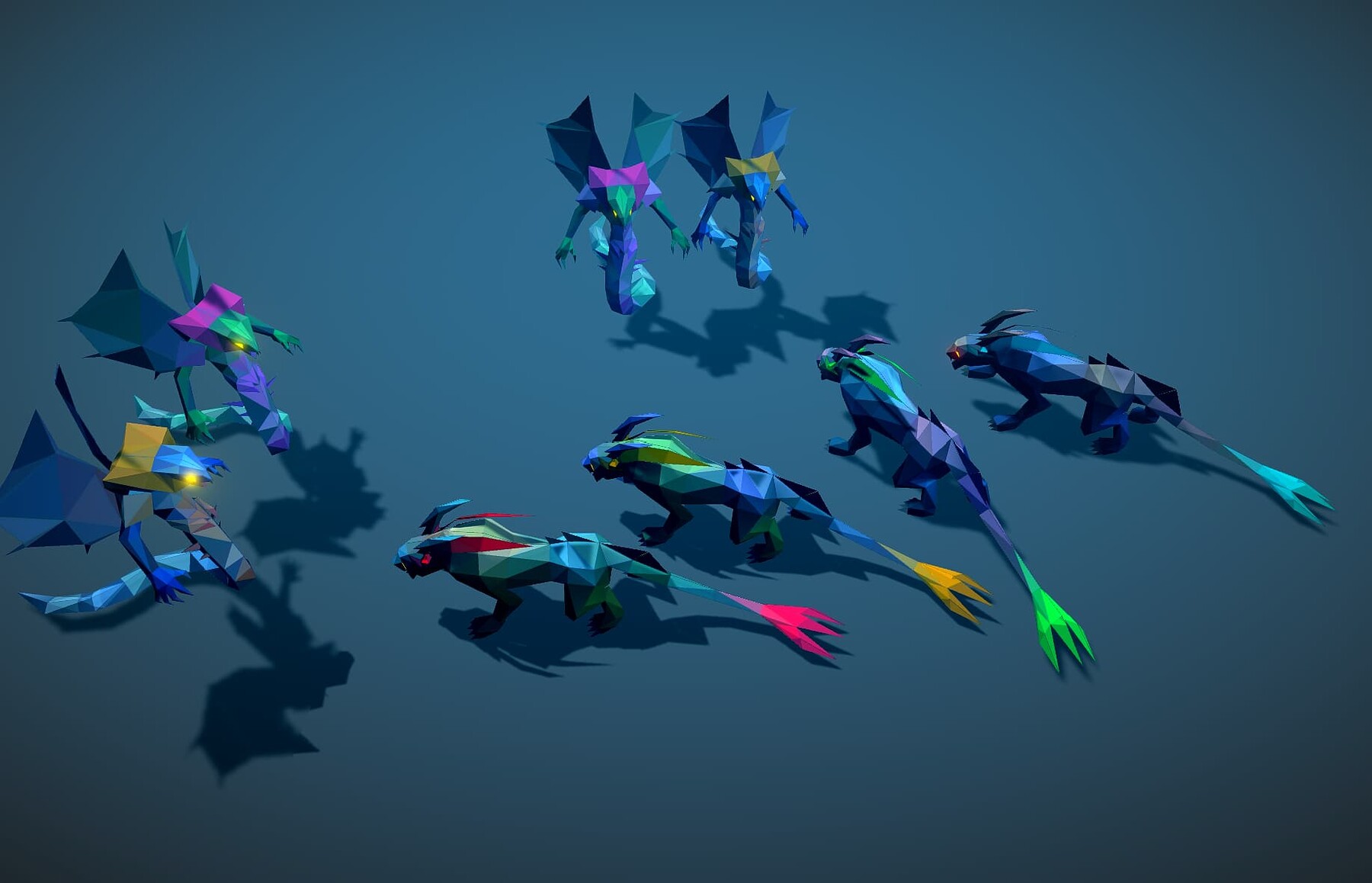 ArtStation - Polygon Monster Vol.1-5 - Low Poly 3D RPG Model - FBX ...