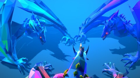 ArtStation - Polygon Monster Vol.5 - Low Poly 3D RPG Model - FBX Models ...