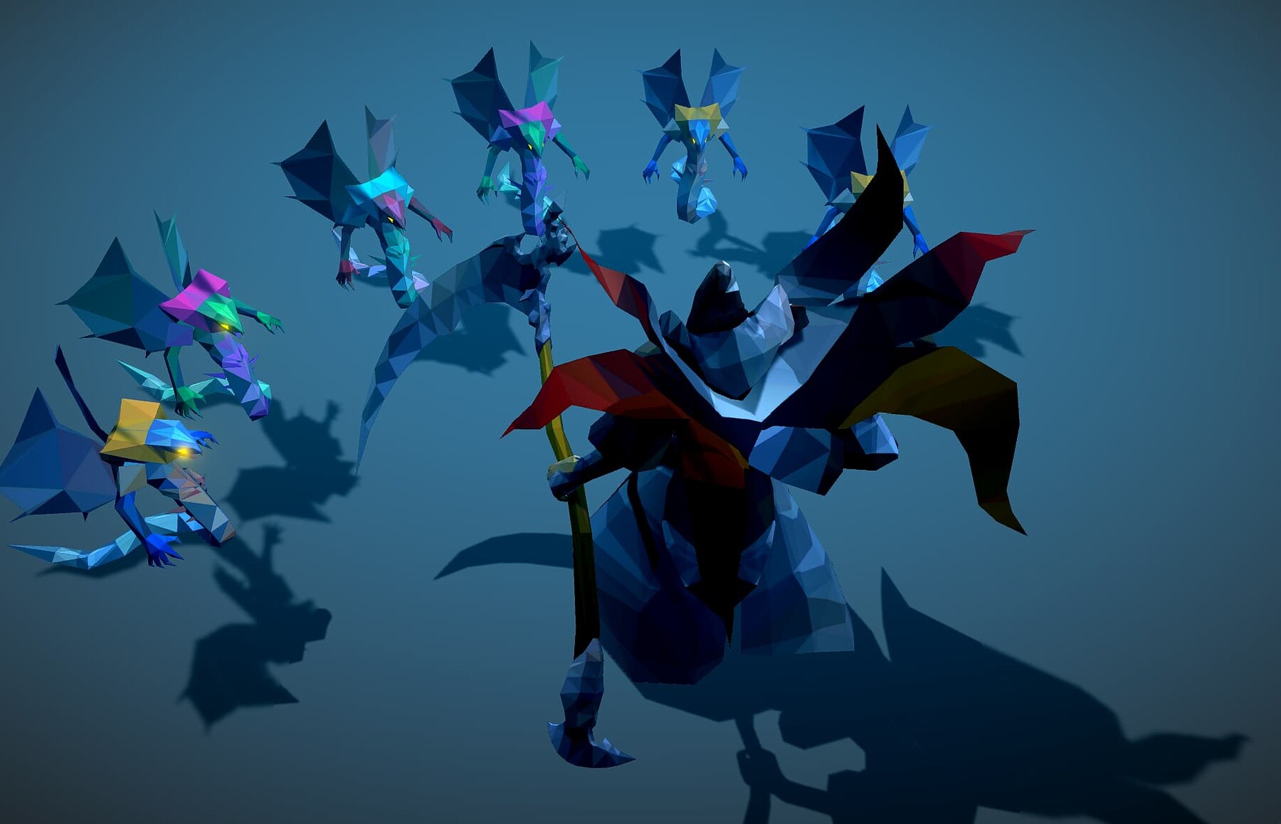 ArtStation - Polygon Monster Vol.5 - Low Poly 3D RPG Model - FBX Models | Game Assets