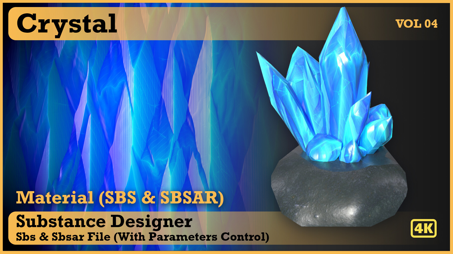 ArtStation - crystal - VOL 04 _ SBS & SBSAR | Game Assets