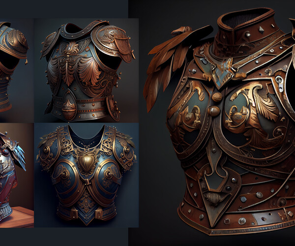 ArtStation - 200 Armor Reference Pack Vol.02 | Artworks