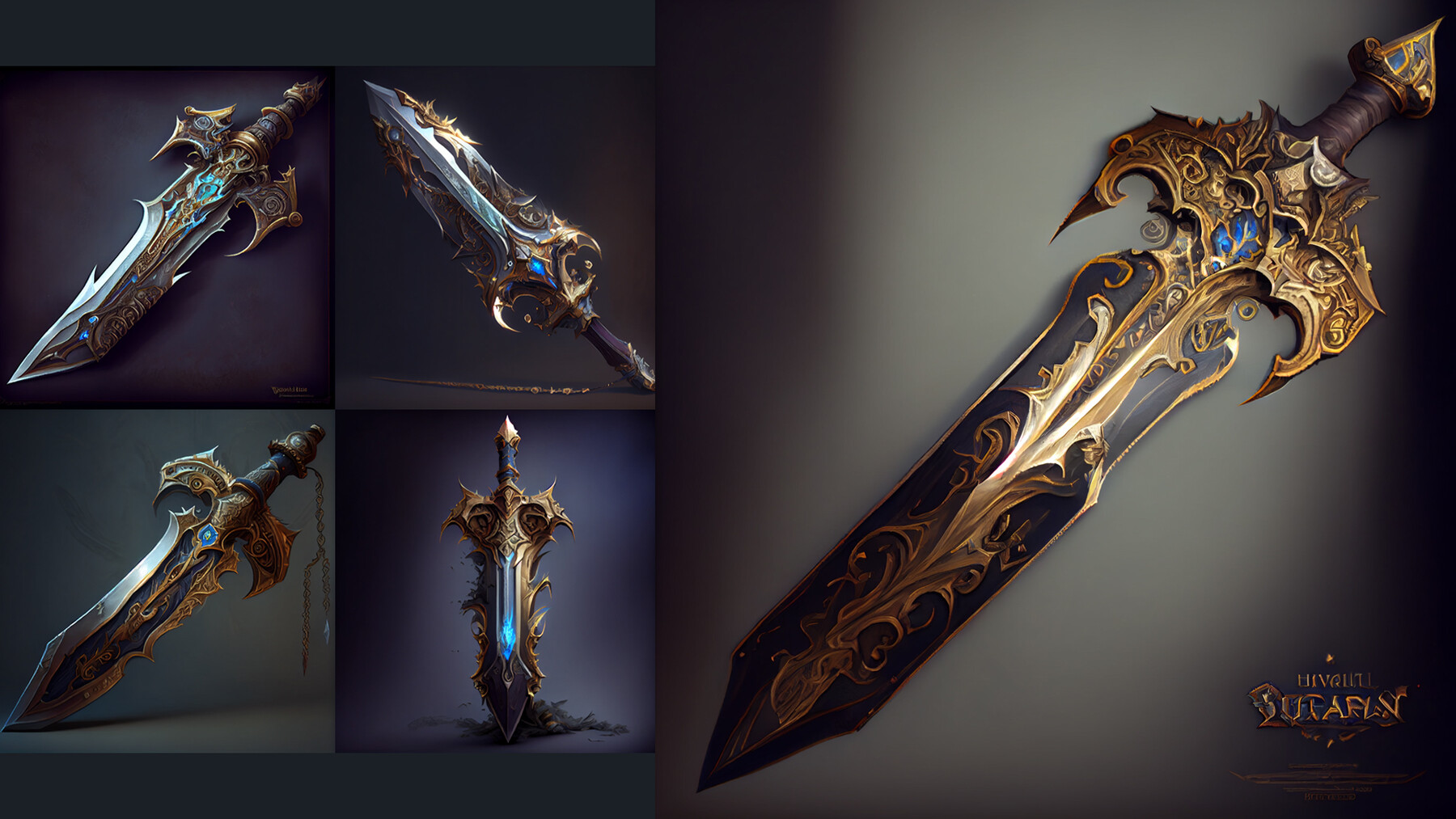 ArtStation - 200 Sword Reference Pack Vol.02 | Artworks