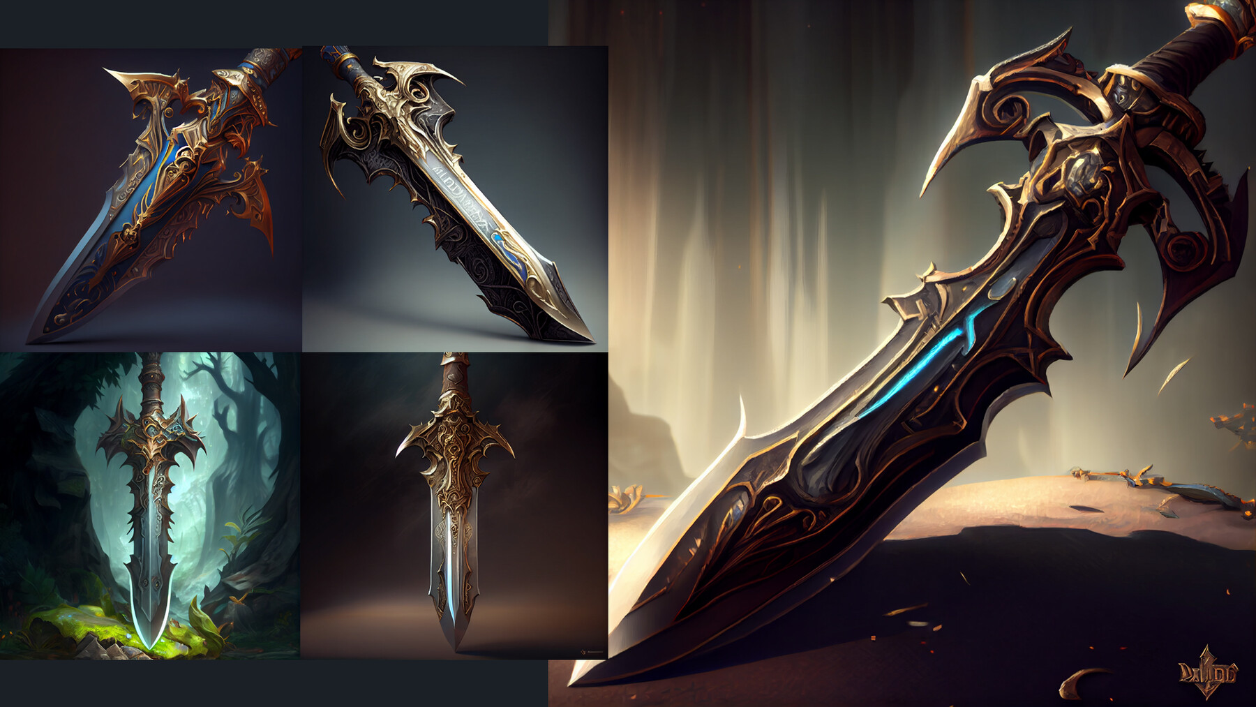 ArtStation - 200 Sword Reference Pack Vol.02 | Artworks