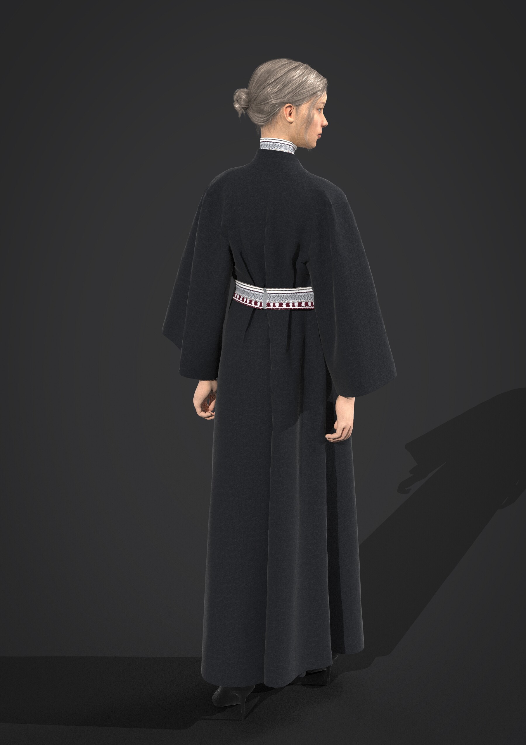 ArtStation - Winter Dress Clo 3D Project+OBJ | Resources