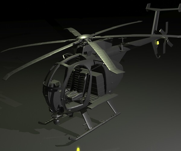 ArtStation - Helicopter MH6J Little Bird | Resources