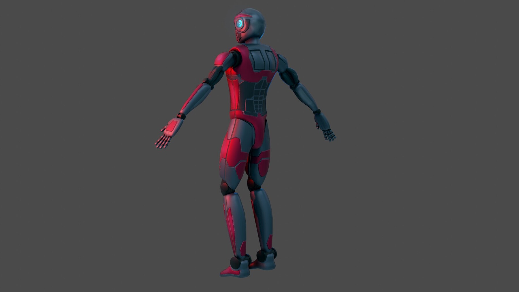 ArtStation - Sci-Fi Cyborg - Low Poly Game Ready PBR | Game Assets