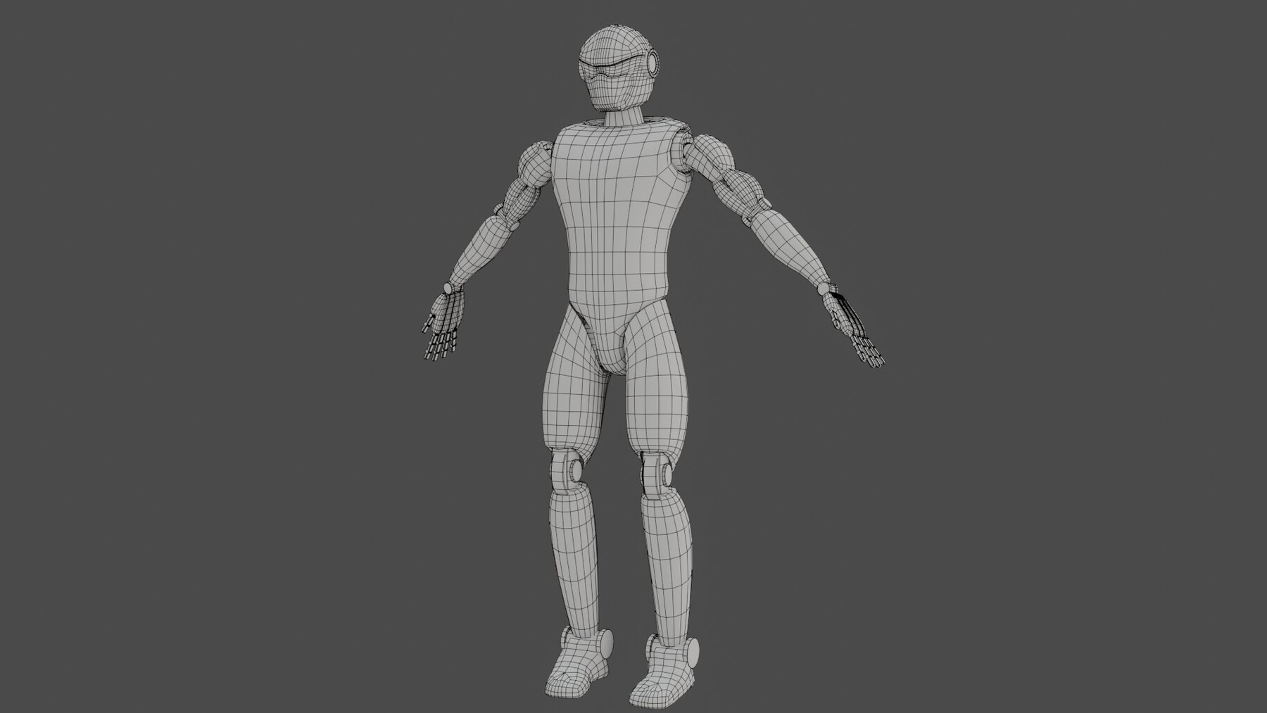 ArtStation - Sci-Fi Cyborg - Low Poly Game Ready PBR | Game Assets