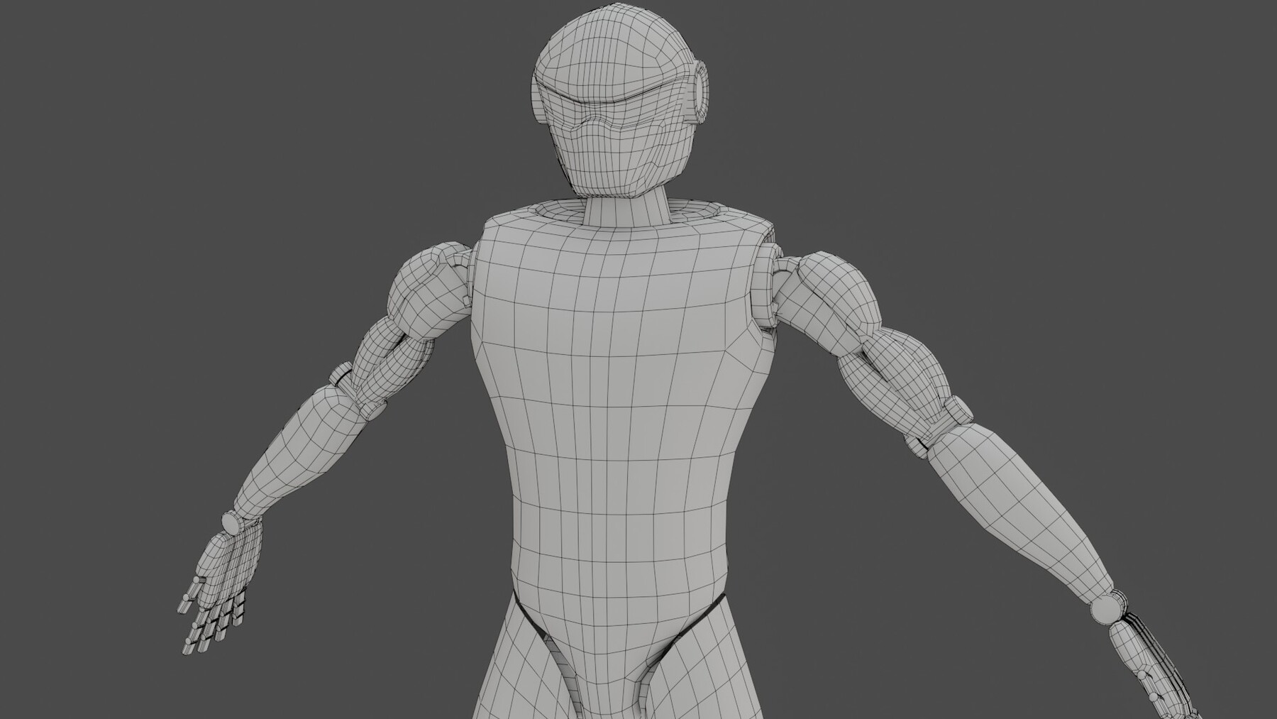 ArtStation - Sci-Fi Cyborg - Low Poly Game Ready PBR | Game Assets