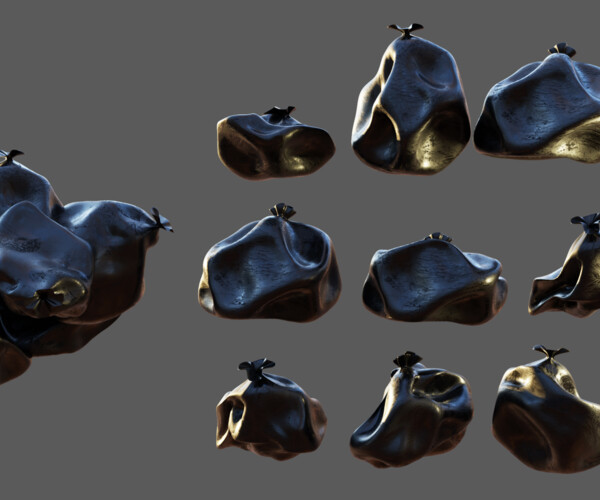 ArtStation - Trash bags asset | Resources