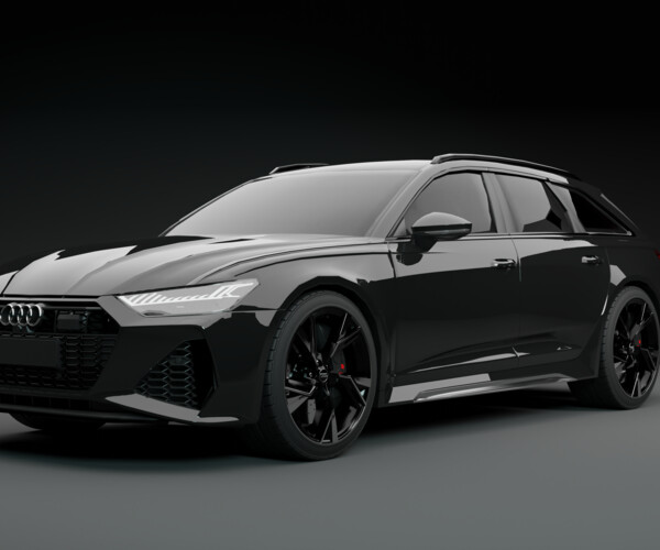 ArtStation - Car Audi RS 6 2022 3D model with textures | Game Assets
