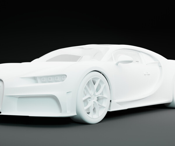 ArtStation - 3D car Bugatti Chiron 2022 with textures | Game Assets