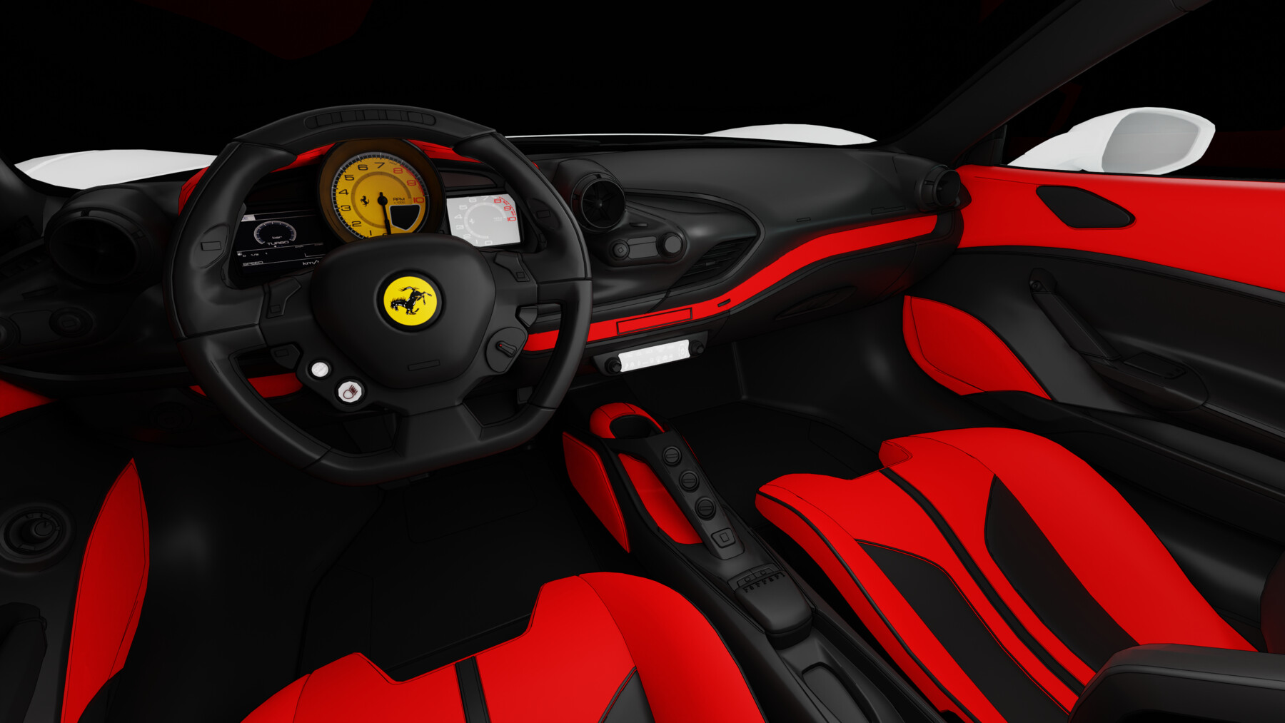 ArtStation - 3D Ferrari F8 2022 with textures | Game Assets