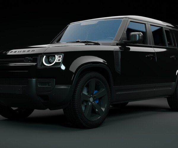 ArtStation - 3D Land Rover Defender 2022 with textures | Game Assets