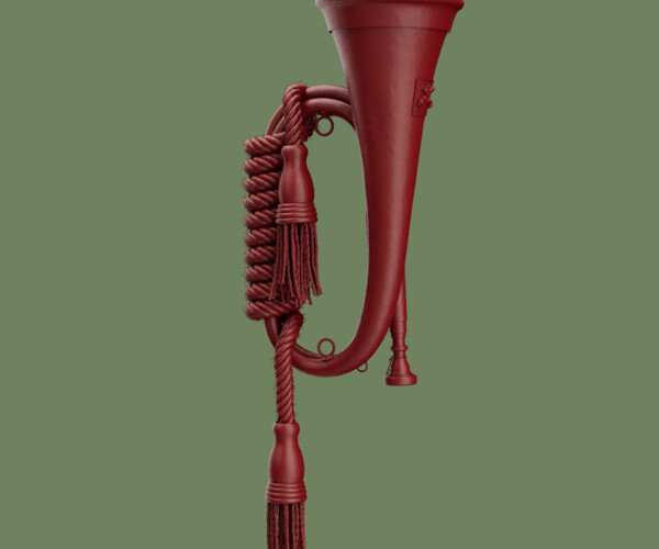 ArtStation - US CIVIL WAR BUGLE 3D MODEL FREE | Resources