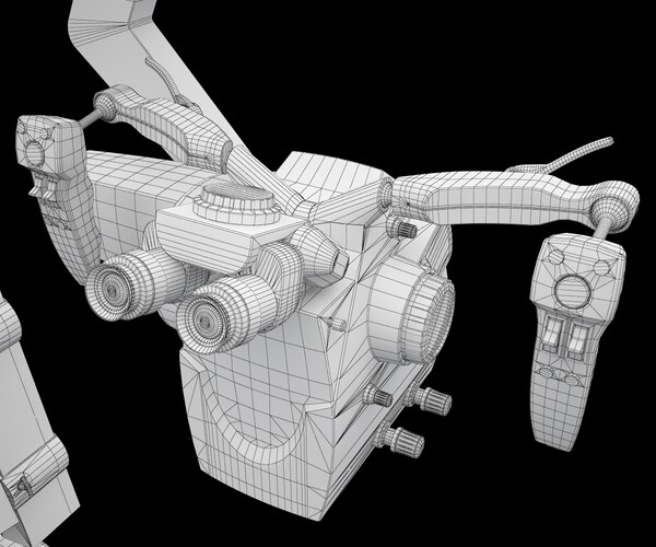 ArtStation - Microscope OPMI PENTERO 900 Carl Zeiss | Game Assets