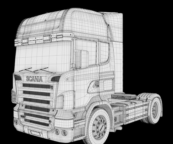ArtStation - Scania R580 | Game Assets