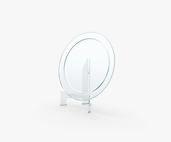 ArtStation - Plate Glass Award Trophy - crystal plaque trophies on ...