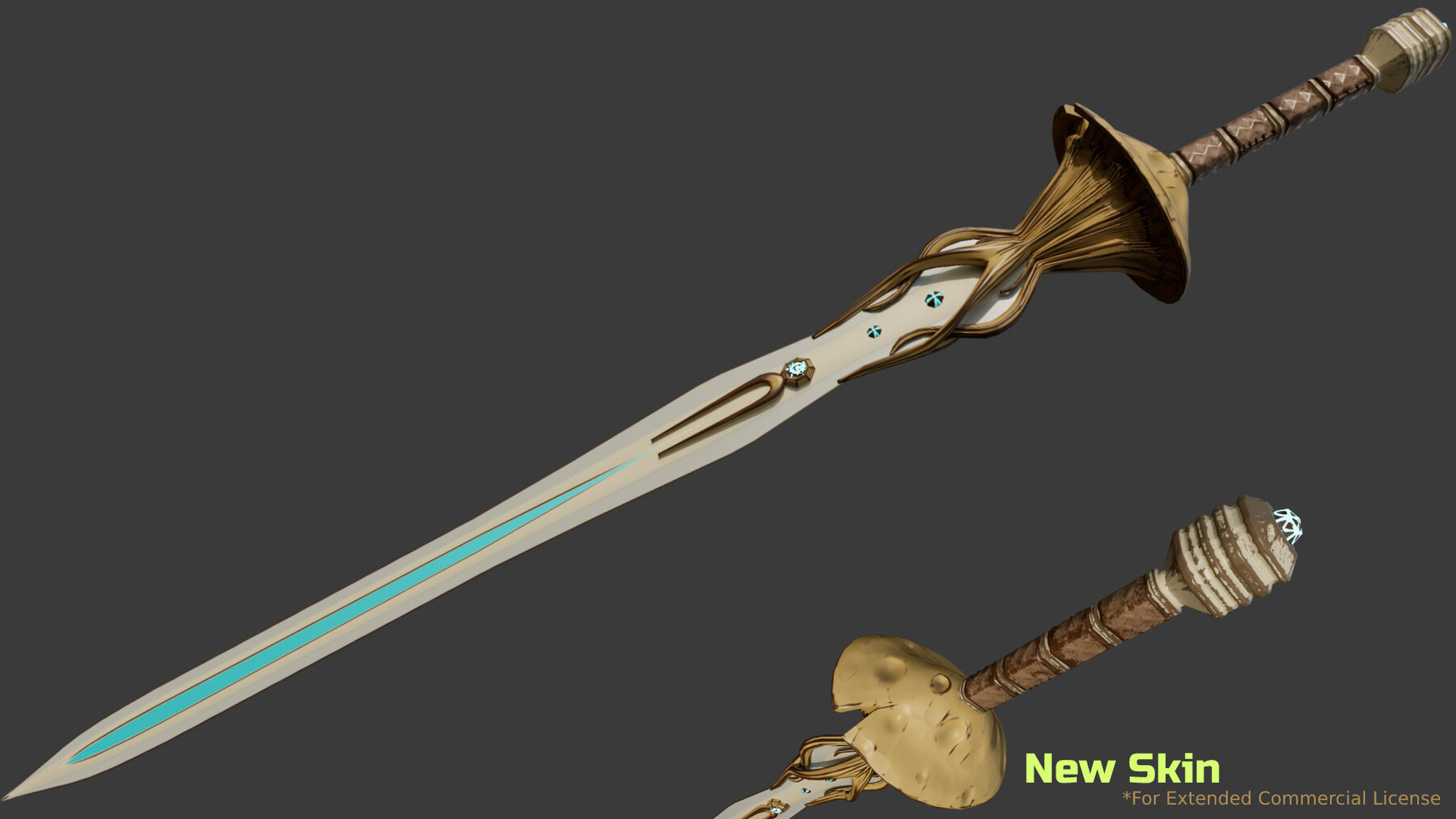 ArtStation - Mushroom Sword | Low Poly Static Mesh + PBR textures ...