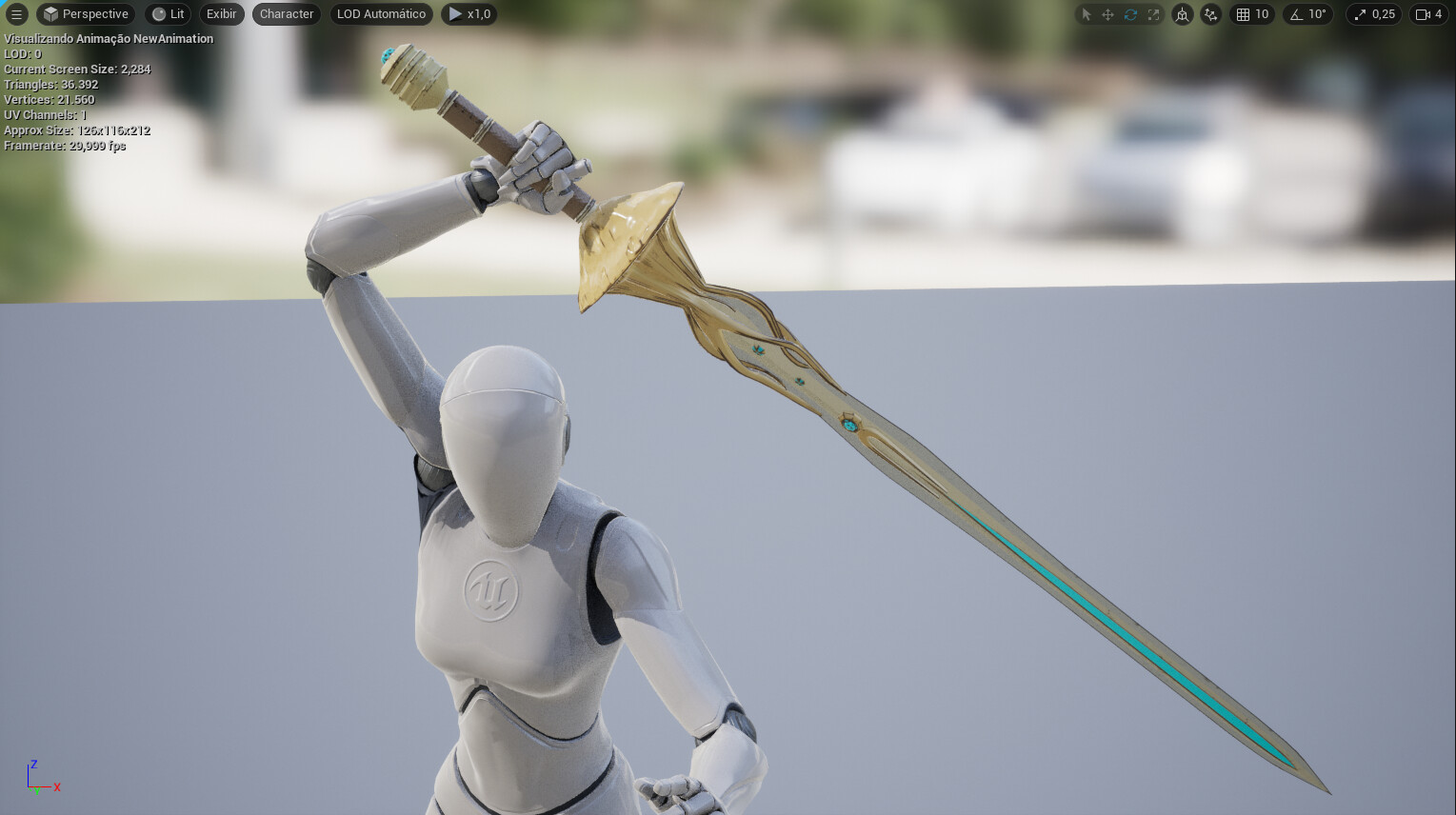 ArtStation - Mushroom Sword | Low Poly Static Mesh + PBR textures ...