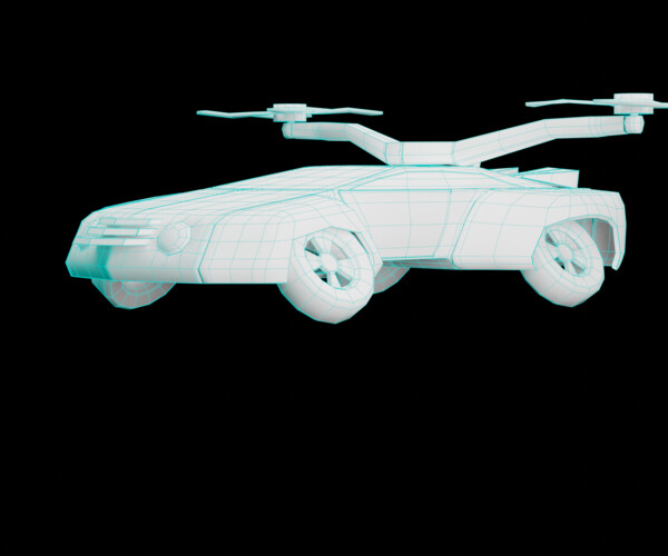 ArtStation - 7 3D Futuristic Flying Cars Model Pack With Textures ...