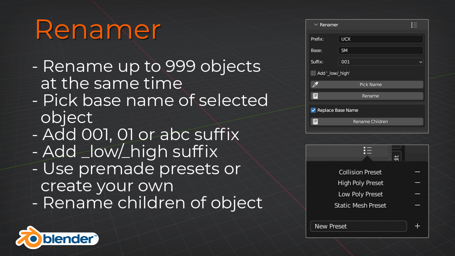 ArtStation - QBU Addon - Quick Blender Utilities | Resources