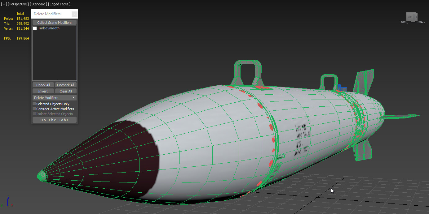 ArtStation - B61 Silver Bullet Fusion Bomb 3D Model | Resources