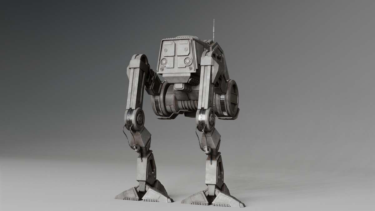 ArtStation - AT-PT, the mini Walker - Star Wars | Game Assets
