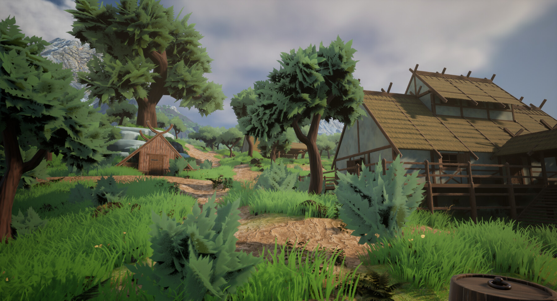 ArtStation - Stylized Modular Medieval village collection | Game Assets