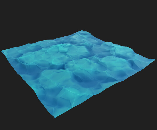 ArtStation - Stylized Ice Material | Game Assets