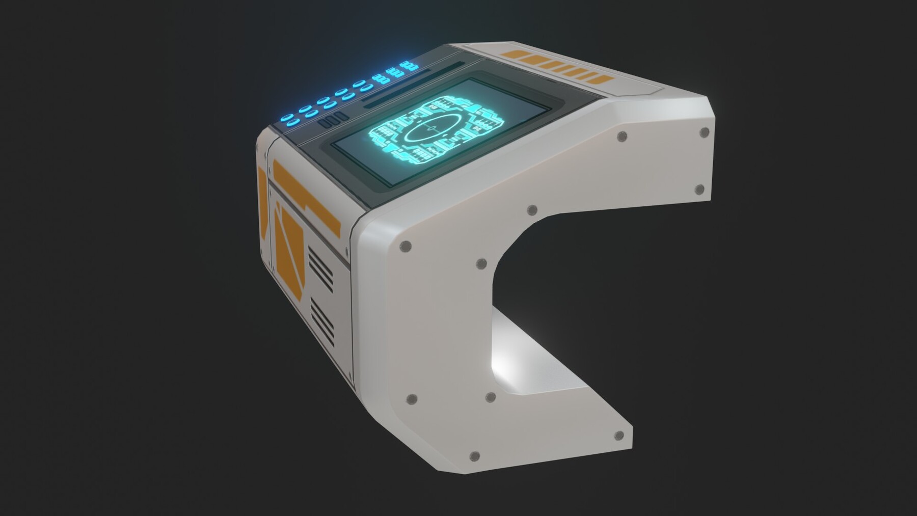 ArtStation - Sci-Fi Control Panel - Low Poly - Game Ready - PBR | Game ...
