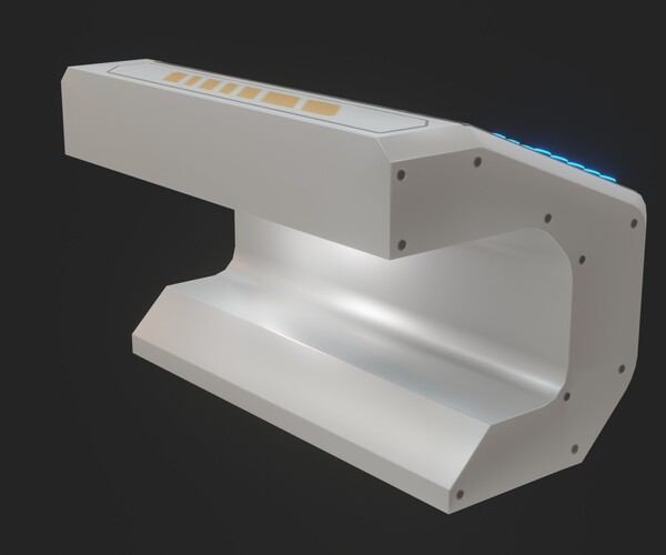 ArtStation - Sci-Fi Control Panel - Low Poly - Game Ready - PBR | Game ...